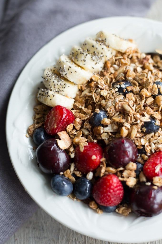 Maple Walnut Crunch Granola | Crumb Top Baking