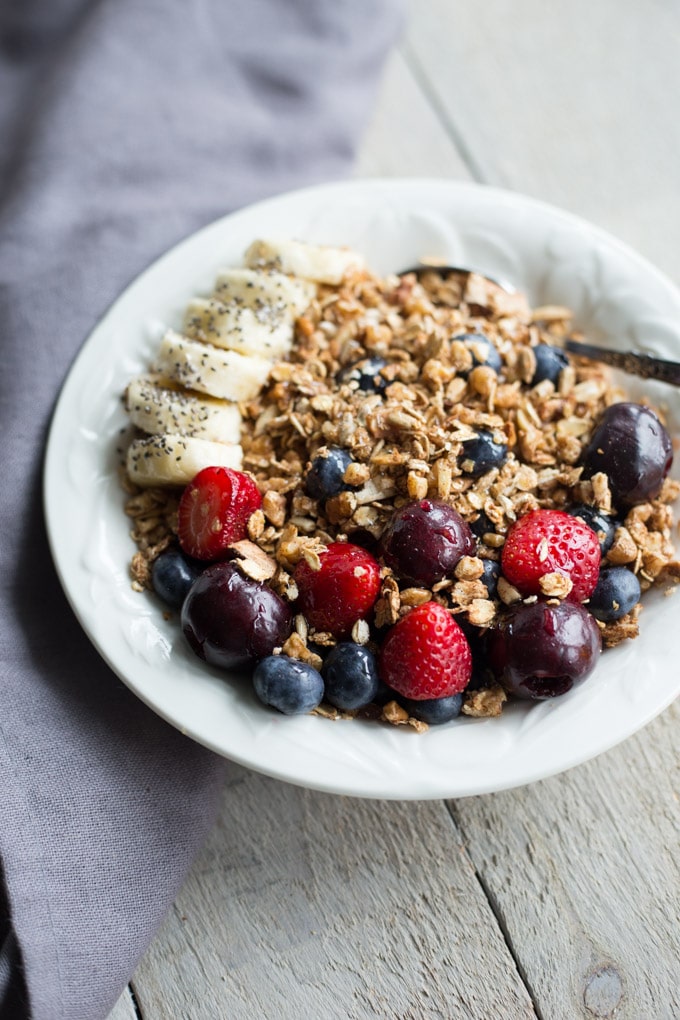Maple Walnut Crunch Granola | Crumb Top Baking