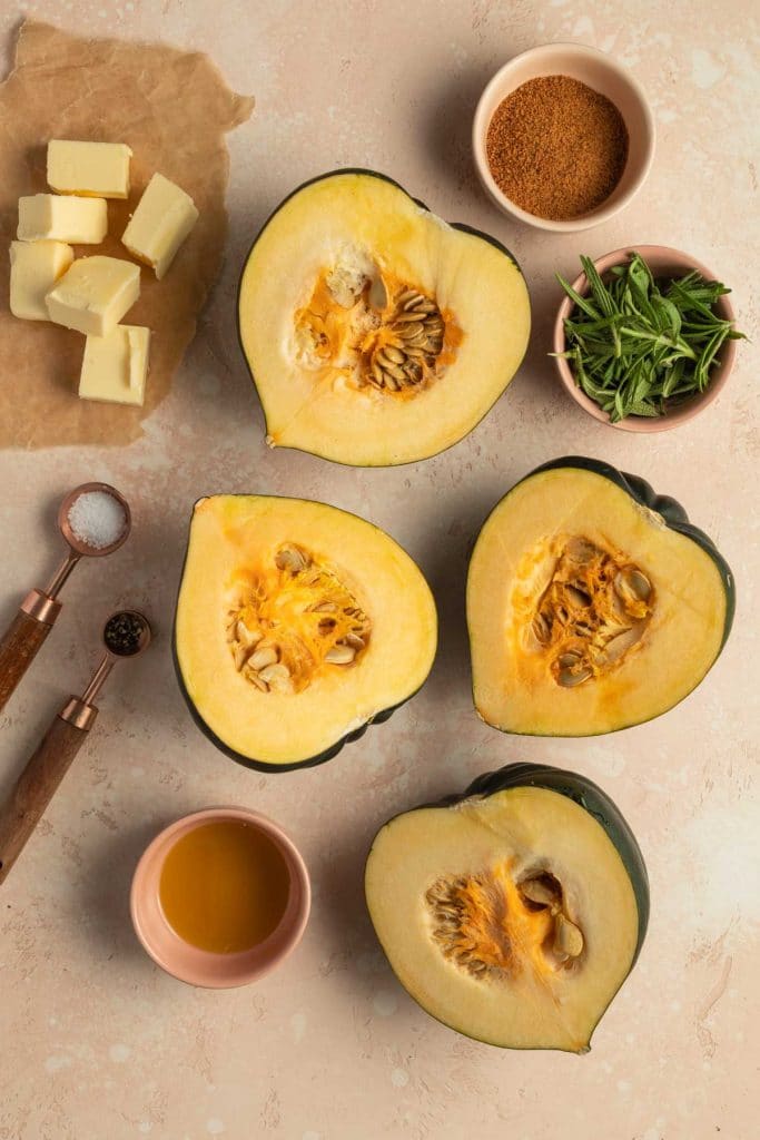 Mashed Acorn Squash - Crumb Top Baking