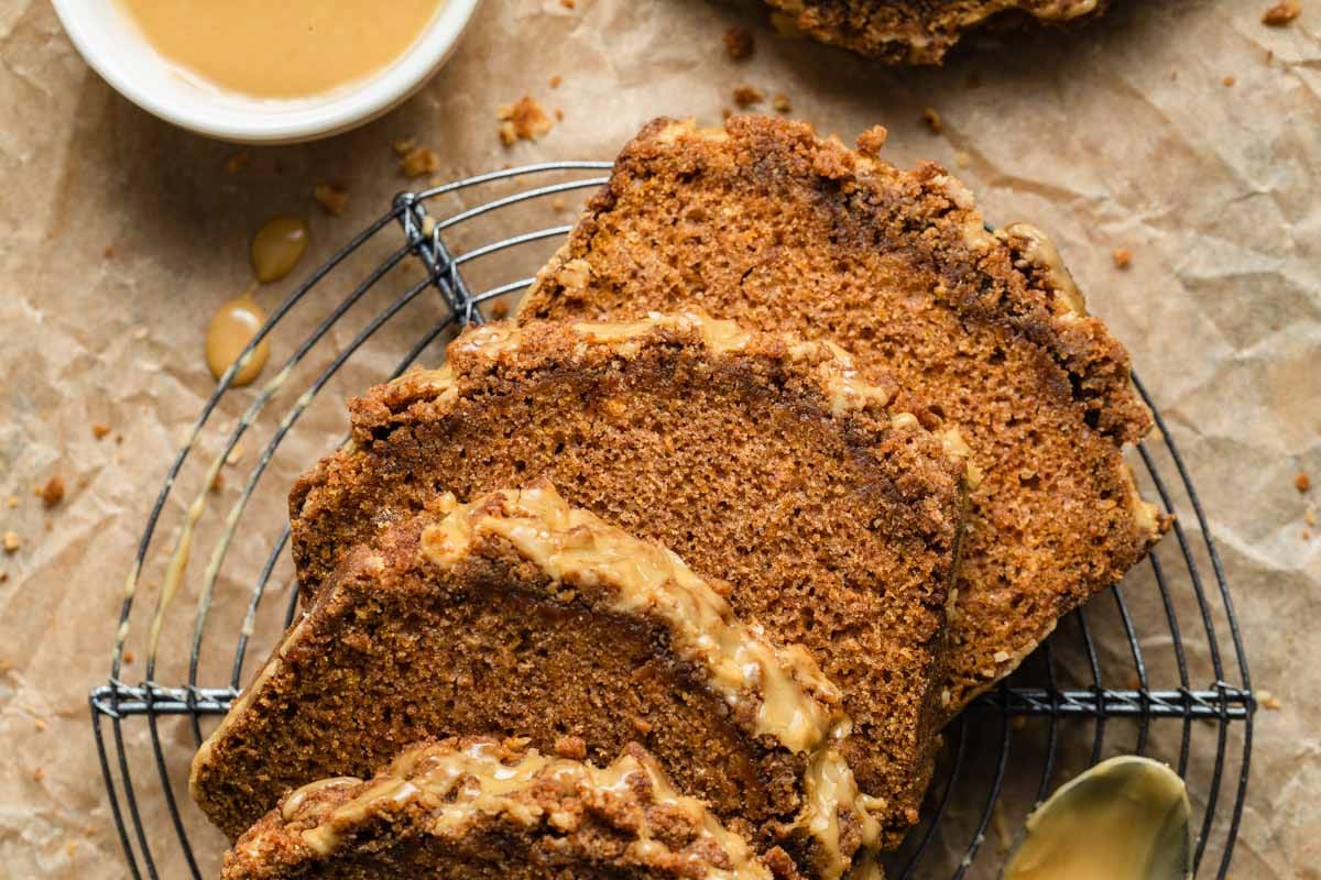 Butternut Squash Bread with Crumb Topping - Crumb Top Baking