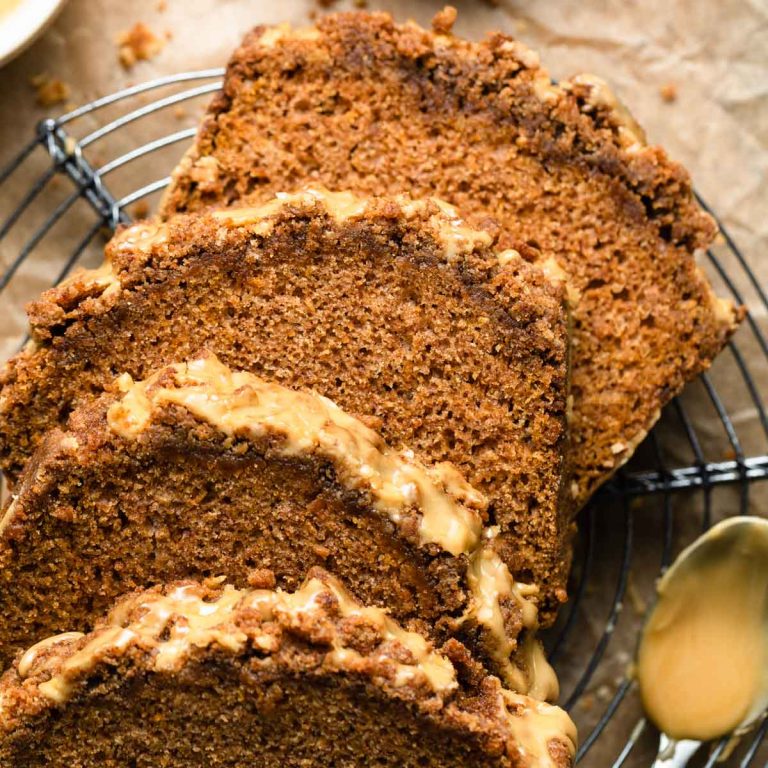 Butternut Squash Bread with Crumb Topping - Crumb Top Baking