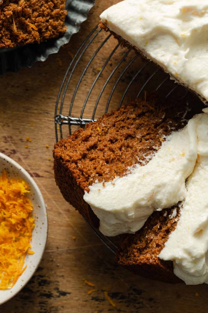 Orange Spice Cake with Cream Cheese Frosting - Crumb Top Baking