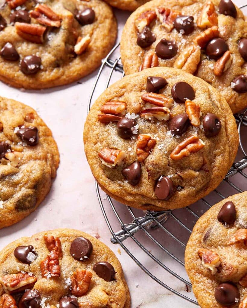 Chocolate Chip Pecan Cookies - Crumb Top Baking