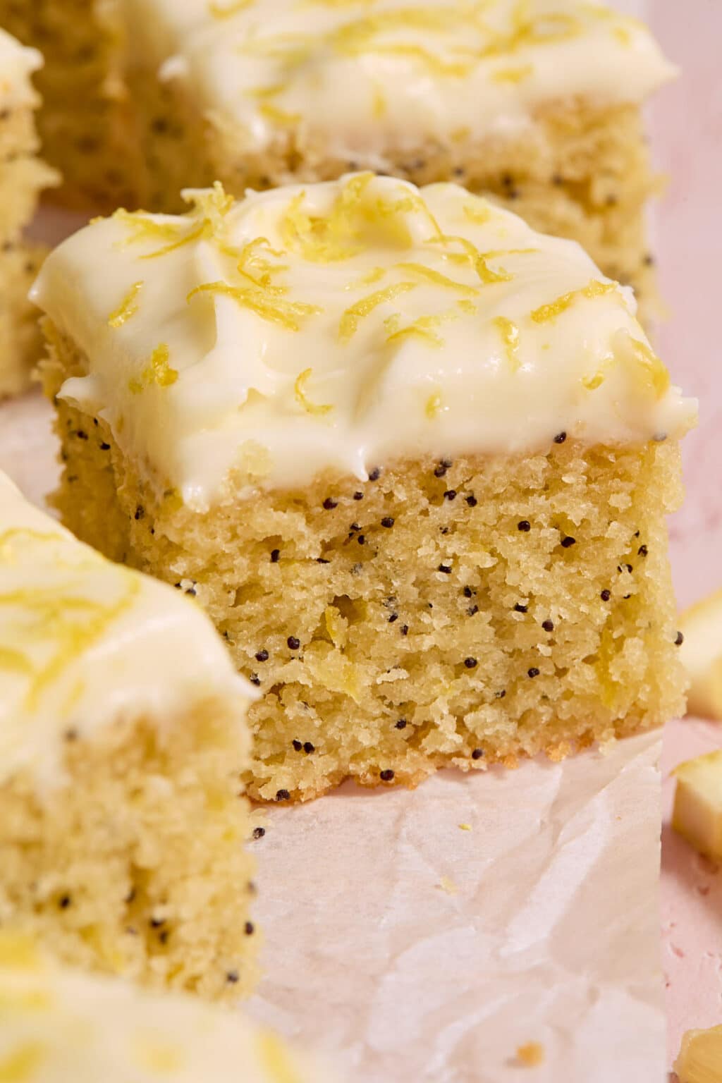 Almond Flour Lemon Poppy Seed Cake - Crumb Top Baking