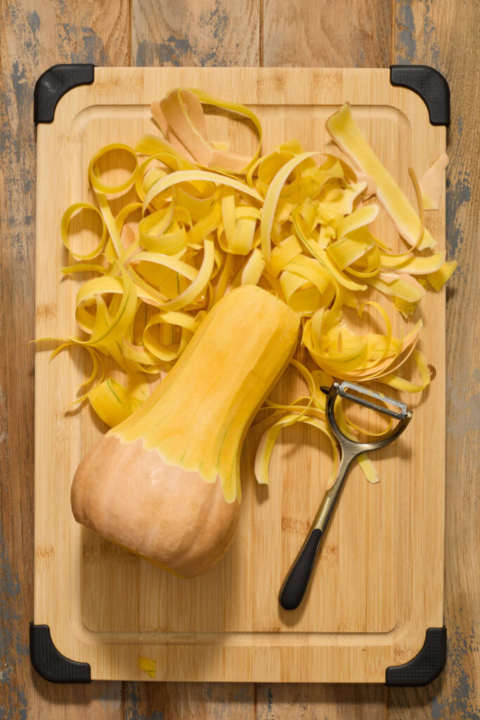 How to Peel and Cut Butternut Squash - Crumb Top Baking