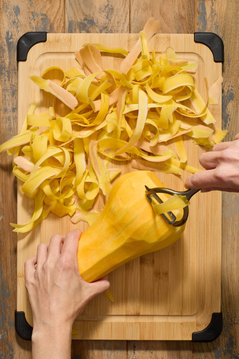 How to Peel and Cut Butternut Squash - Crumb Top Baking