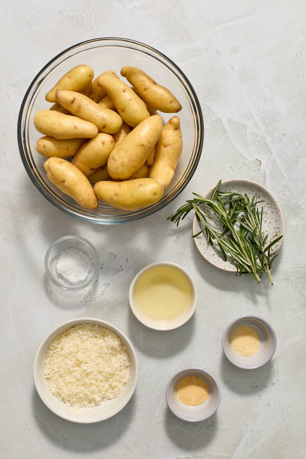 Air Fryer Fingerling Potatoes (Parmesan Rosemary) - Crumb Top Baking